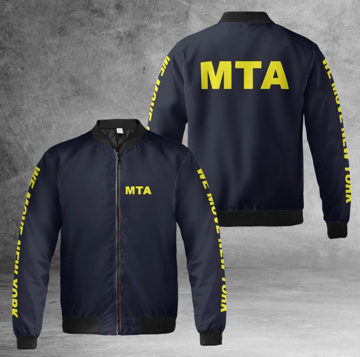 MTA Bomber Jacket (yellow) – We Move New York
